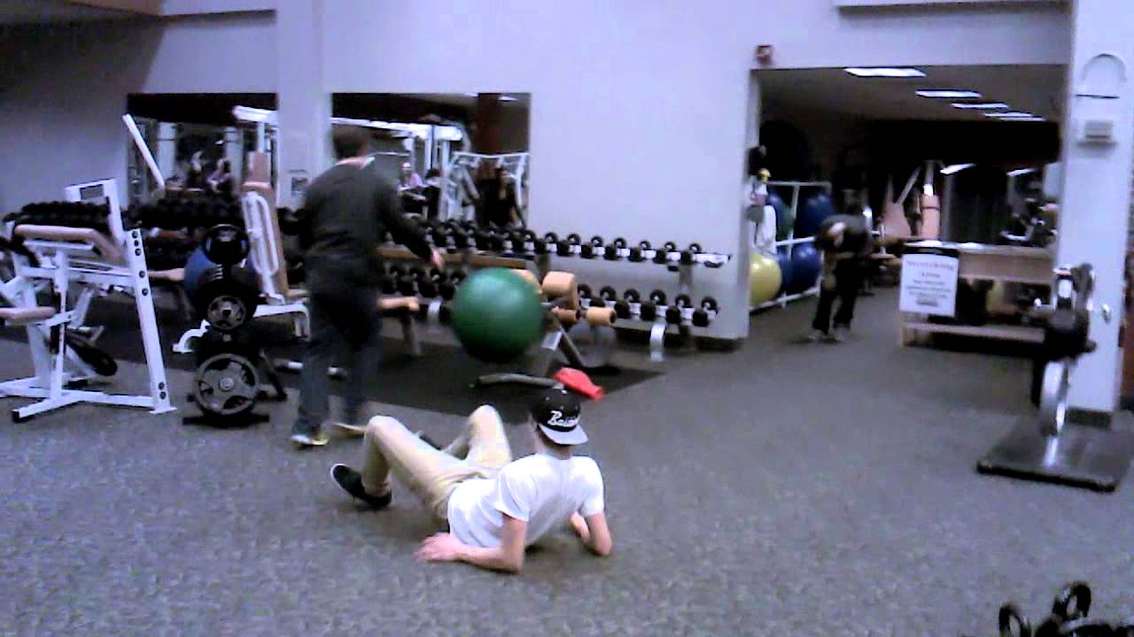 AMAZING EXERCISE BALL COLLISION - YouTube