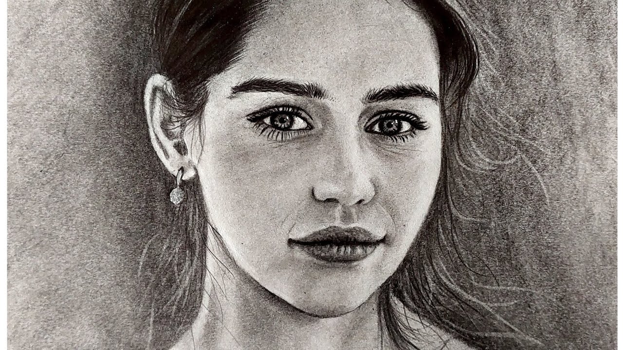 How to step by step Portrait Drawing - YouTube