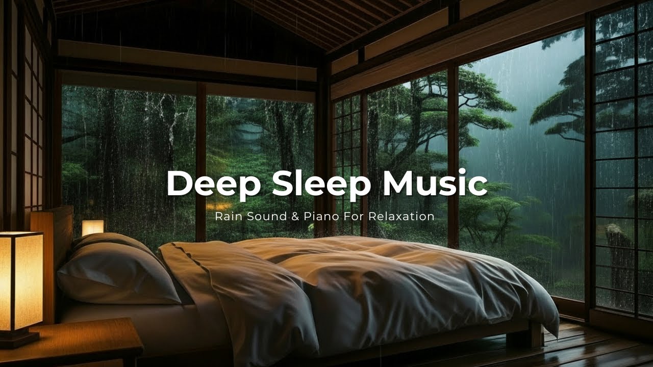 SOOTHING NIGHT JAZZ 🌙 – Fall Asleep Instantly with Rain Sounds | Deep ...