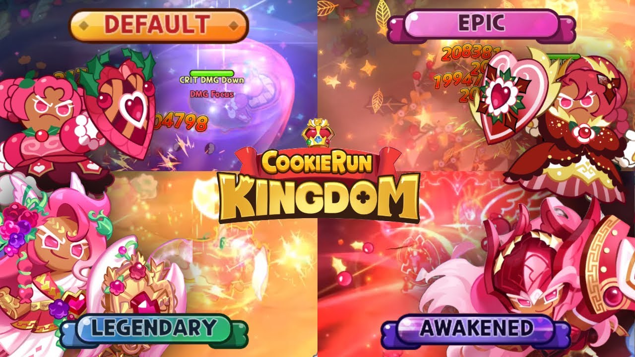 All Hollyberry Cookie’s Costumes in ACTION! | Cookie Run: Kingdom - YouTube