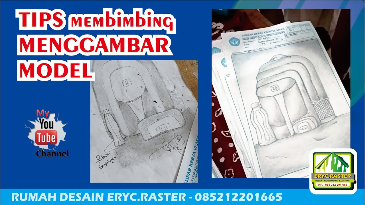 TIPS MEMPERMUDAH SISWA MENGGAMBAR MODEL/BENTUK - YouTube