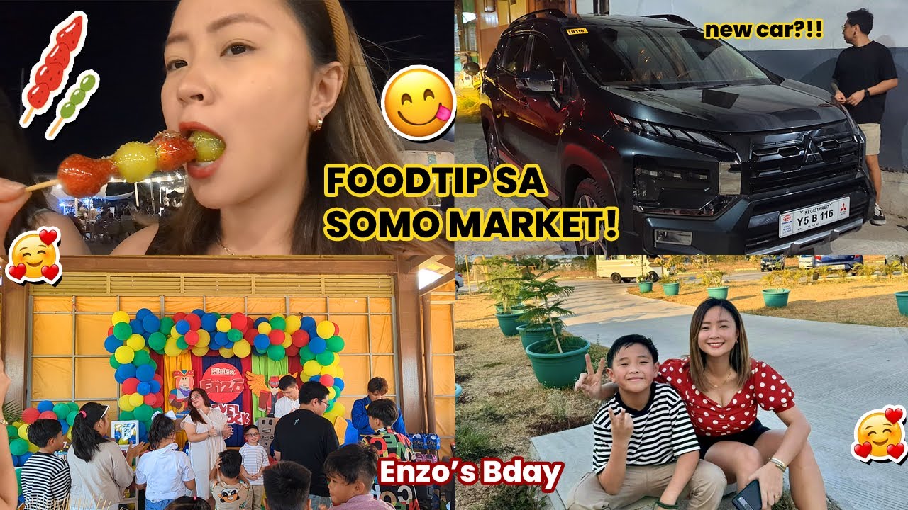 FOODTRIP SA SOMO MARKET + ENZO BDAY VILLAR CHILDRENS FARM! - YouTube