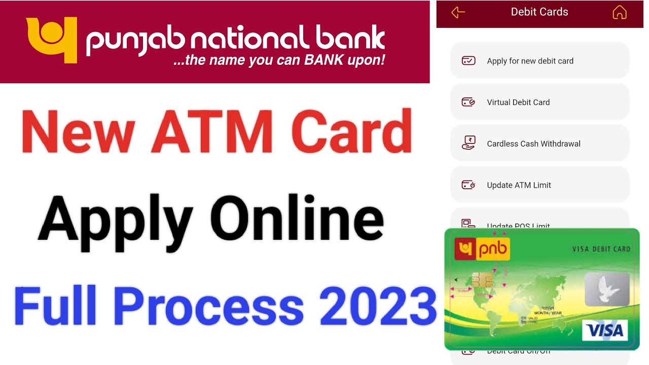Pnb atm card apply online | Pnb debit card online apply | Pnb one debit ...
