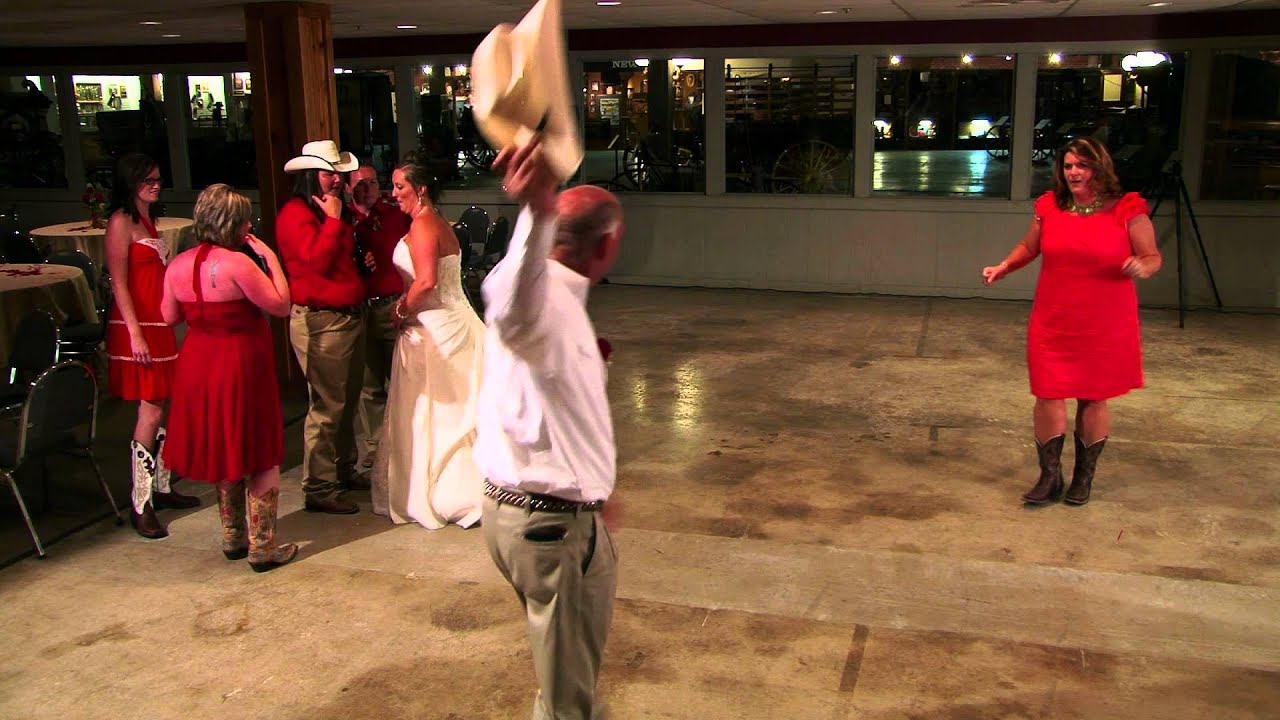 Foot Loose Reception Dance at Ft Worth Stockyards - YouTube