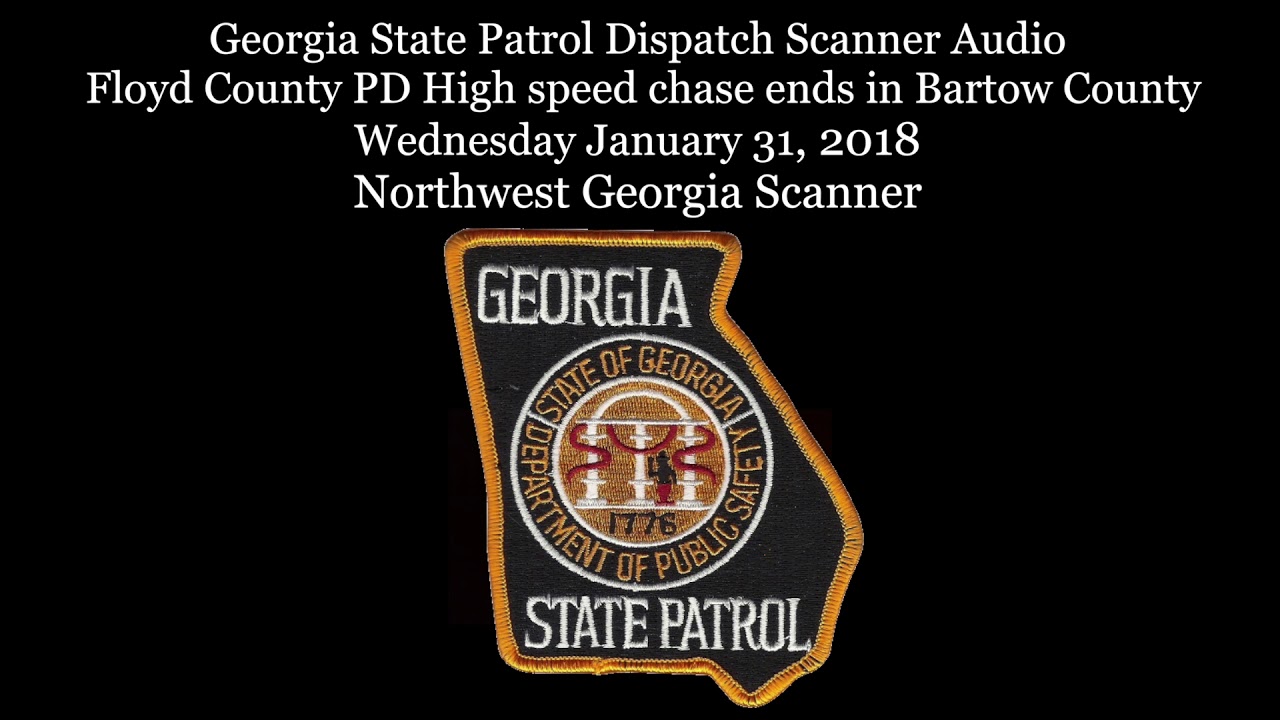 GSP Dispatch Scanner Audio Floyd County PD High speed chase ends in ...