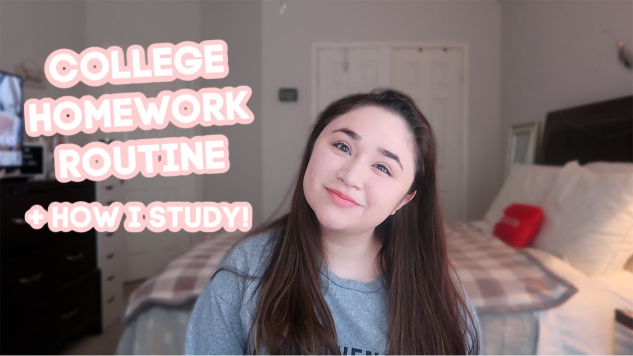 College Homework Routine 2020⎮How I Study - YouTube