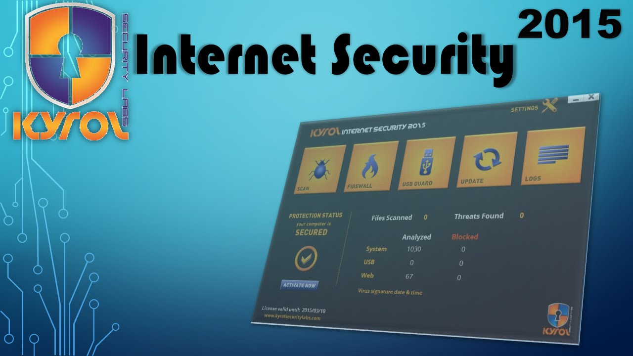 KYROL Internet Security 2015 Review - YouTube