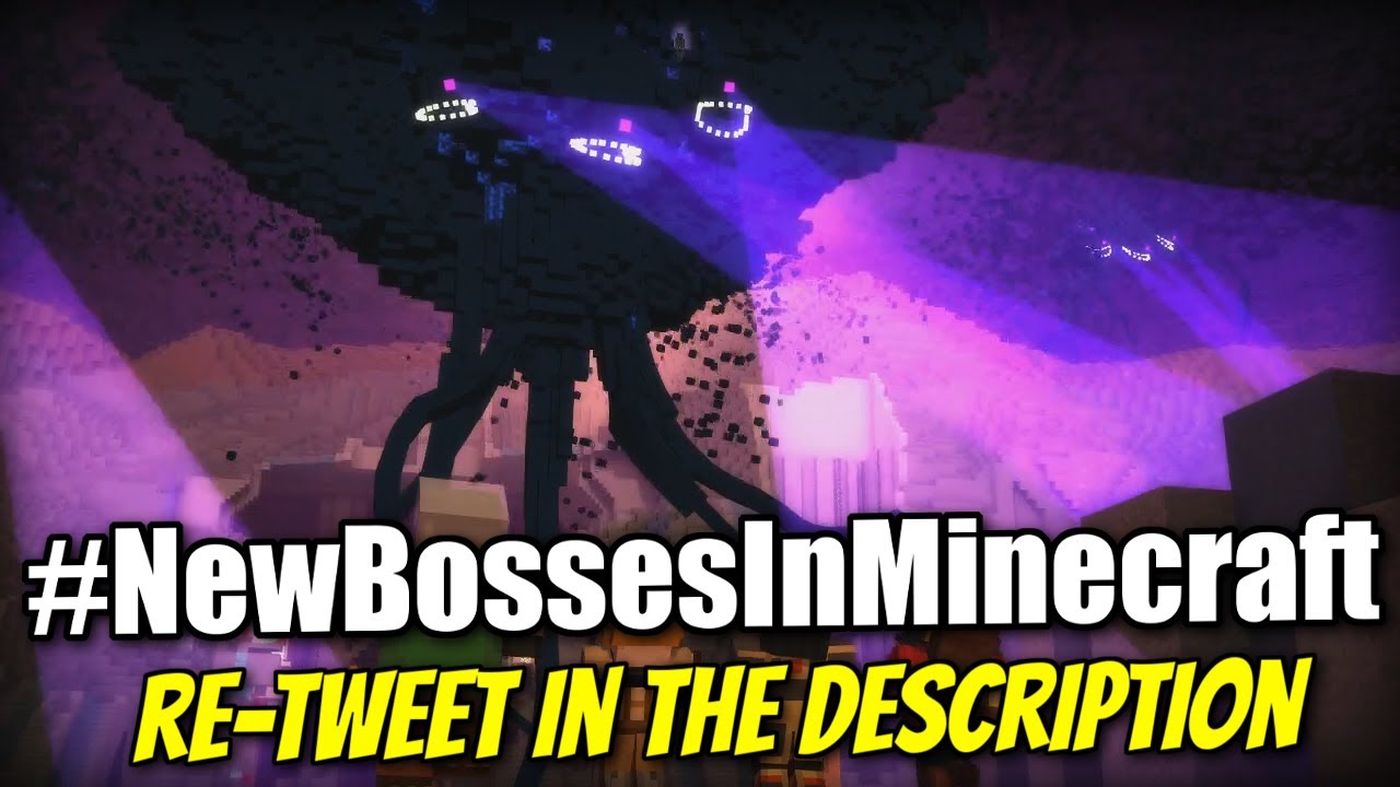 Minecraft PS4 - New Minecraft Bosses ?!?! #NewBossesInMinecraft - PE ...