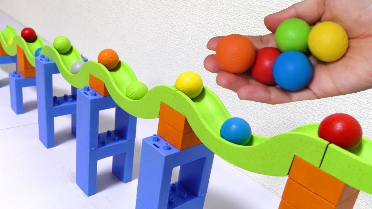 Marble run race ☆Summary video of Trix Track Powerful assembly .Trix ...
