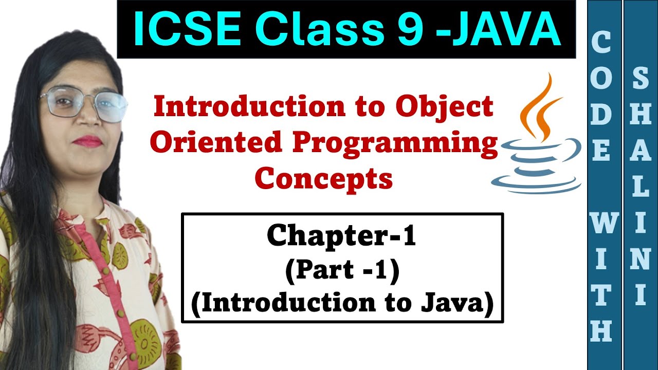 Introduction to Java | Icse understanding computer applications with BlueJ | Class 9 | ICSE ...