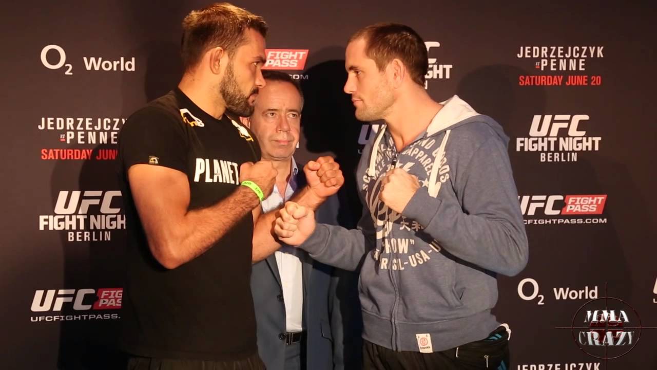 UFC Fight Night Berlin Main Card Face Offs - YouTube