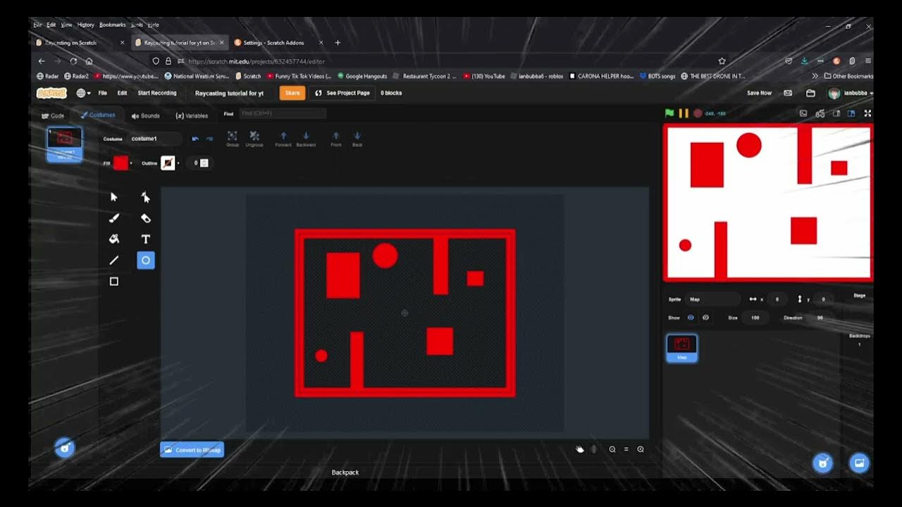 Simple Raycasting Tutorial In Scratch Youtube