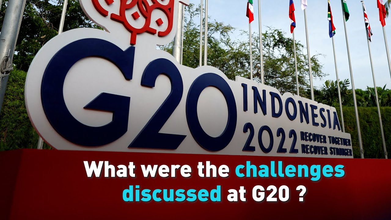 What were the challenges discussed at G20? - YouTube