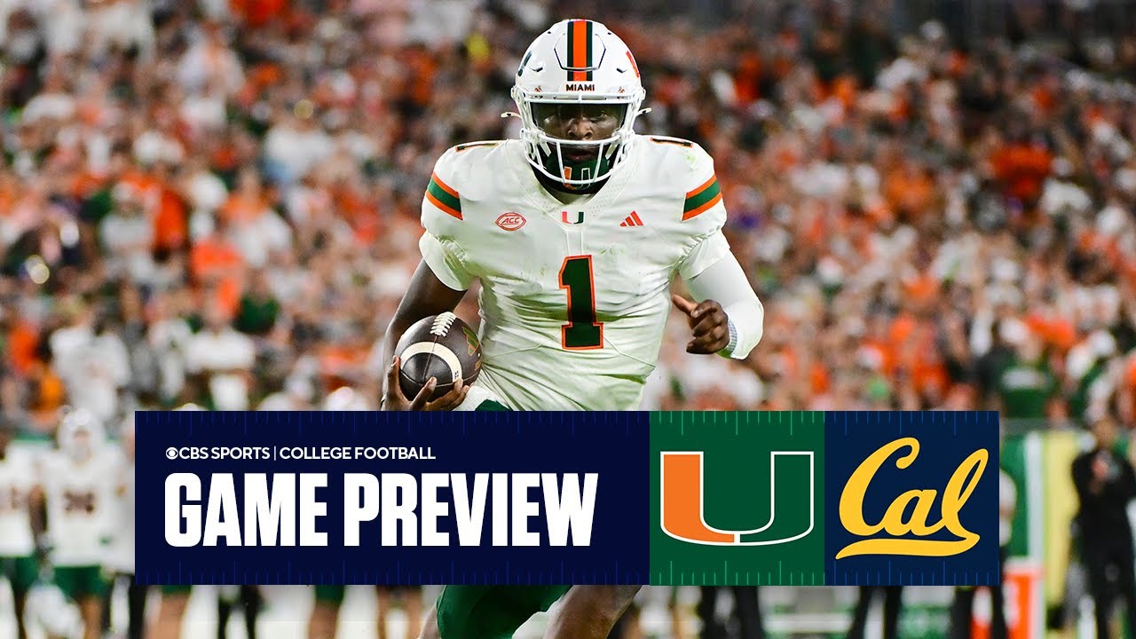 College Football Week 6: No. 8 Miami at Cal Game preview, Experts share ...