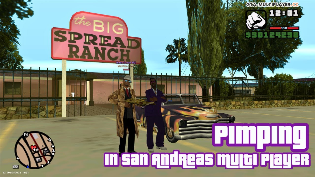How to be a Pimp in GTA San Andreas Multiplayer | SAMP WTLS - YouTube