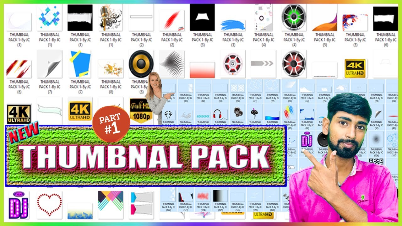 #part1 150+ YouTube Thumbnail Pack All Material | Dj Png Download | Dj ...