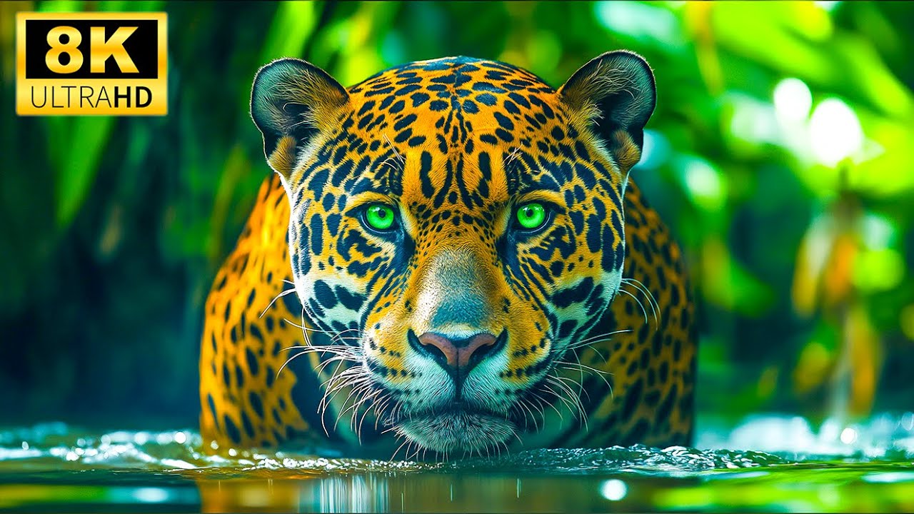 Adventures in the Forest 8K HDR 🌳 Colorful Animal Life & Relaxing Sound ...