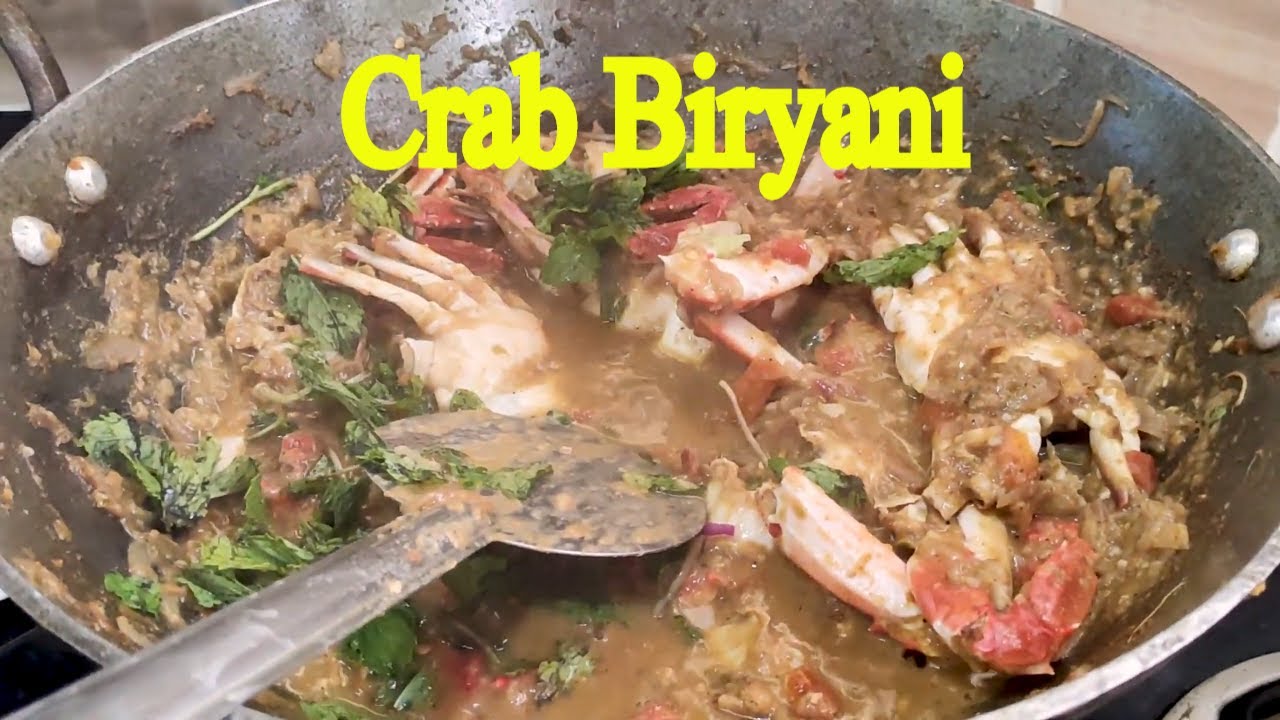 Crab Biryani - VLog#52 - YouTube