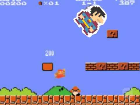 superman in mario - YouTube