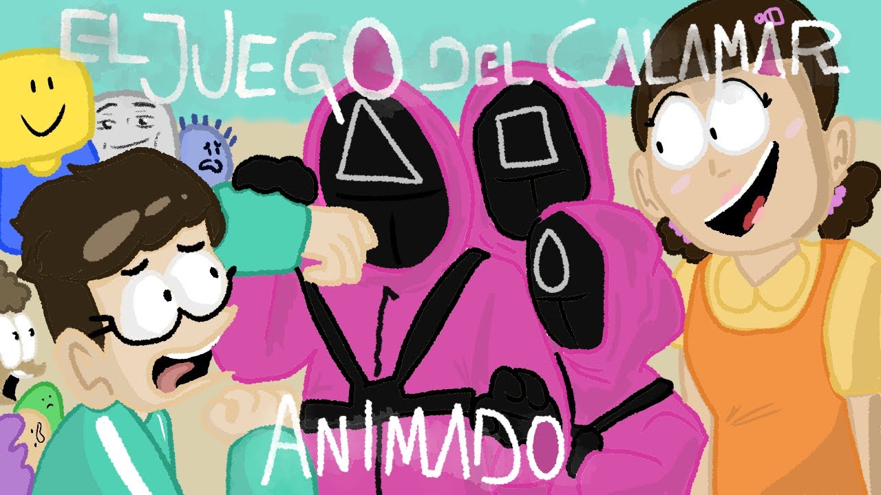 El Juego del Calamar Juansguarnizo Animado - YouTube