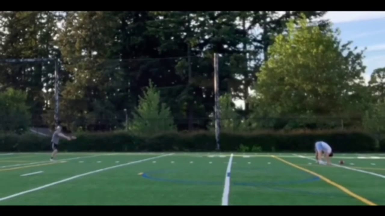 5-16-20 Luke Basso 2021 Long Snapper: Snapping workout - YouTube