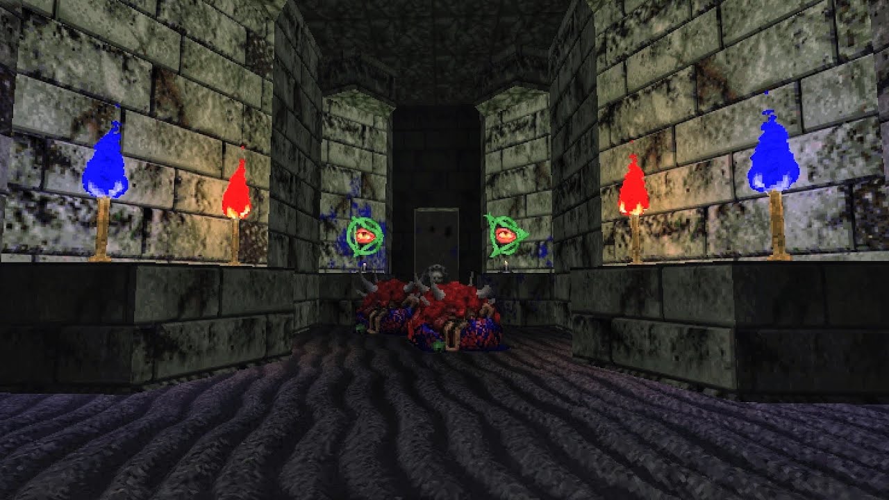 Voxel Doom 1 (v2.4 with Parallax Textures) - Episode 4 Thy Flesh ...
