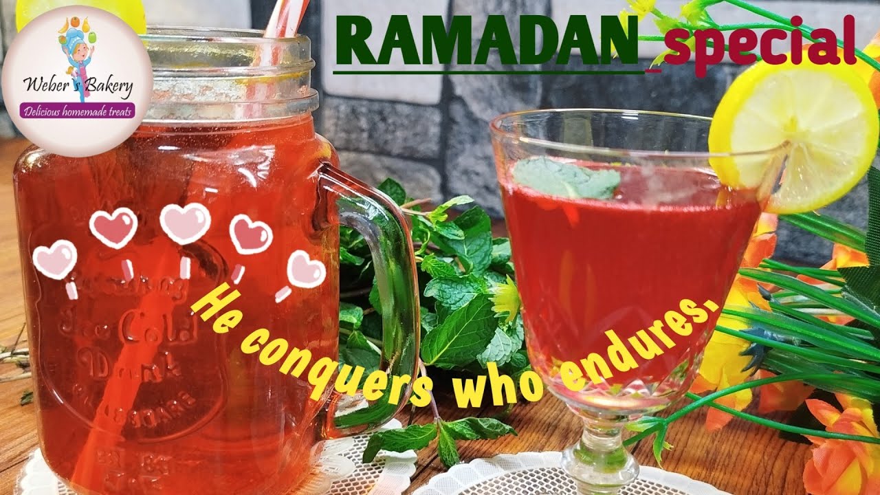 Homemade Lal Sharbat Recipe | Jam e Shirin| Roh Afza Live Stream - YouTube