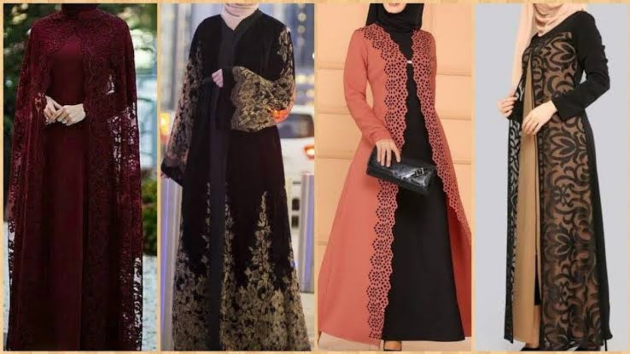 Top stylish and Beautiful arabic burqa design collection || Trendy ...