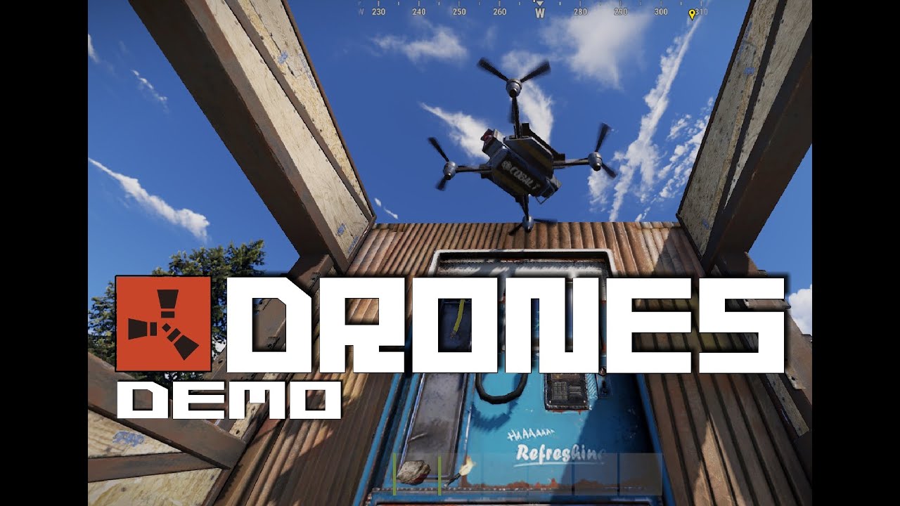 Rust Update Preview - In Game Drone Demo - Feb 4th Update - YouTube