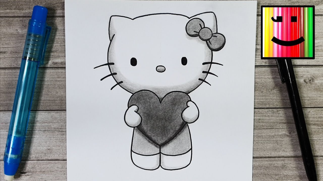 Dessins Au Crayon De Hello Kitty