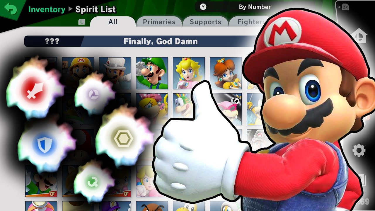 ALL 1512 SPIRITS! | Super Smash Bros. Ultimate - YouTube