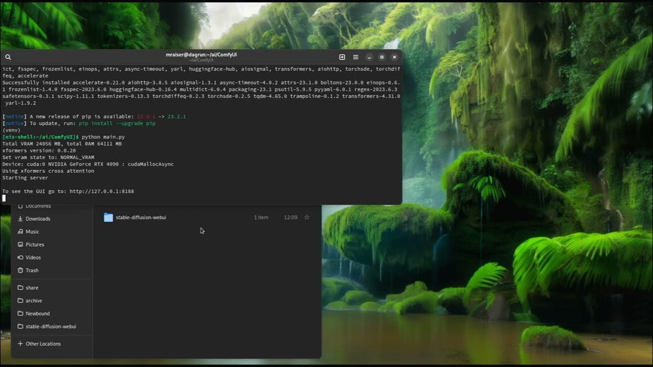 NixOS: Installing AUTOMATIC1111, ComfyUI, and Kohya web UI - YouTube