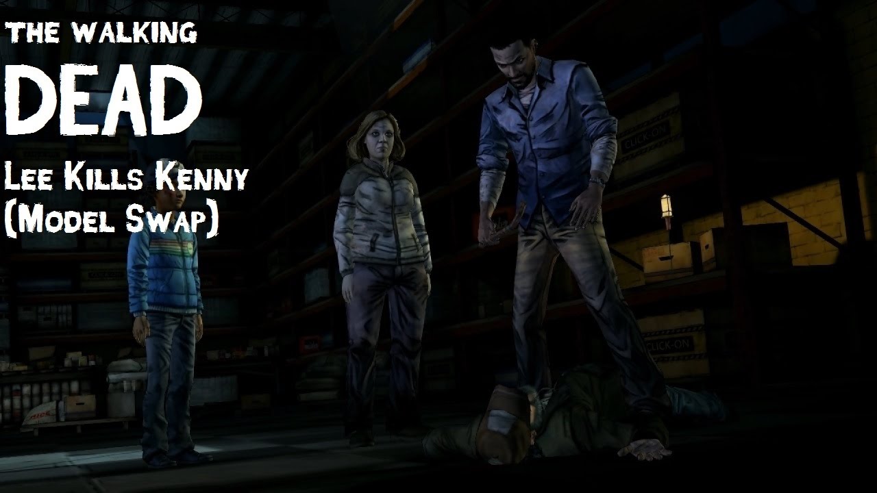 Walking Dead - Lee Kills Kenny [Model Swap] - YouTube