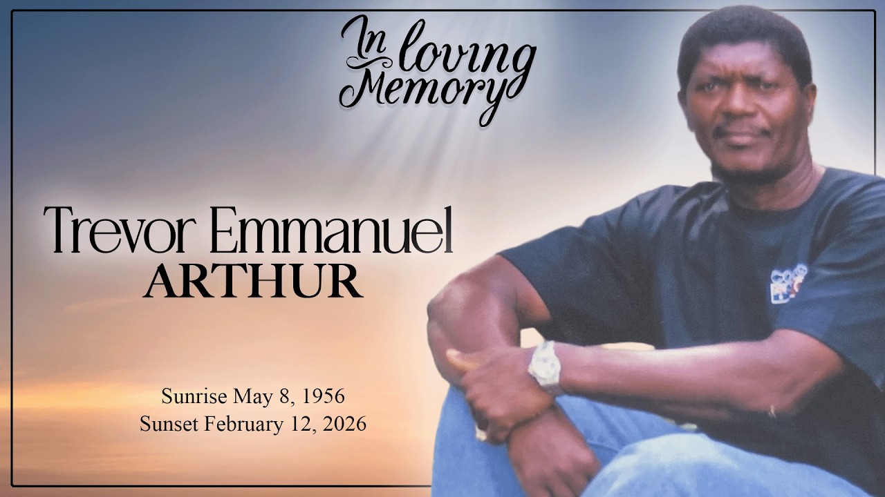 Celebrating the Life of Trevor Emmanuel Arthur - YouTube