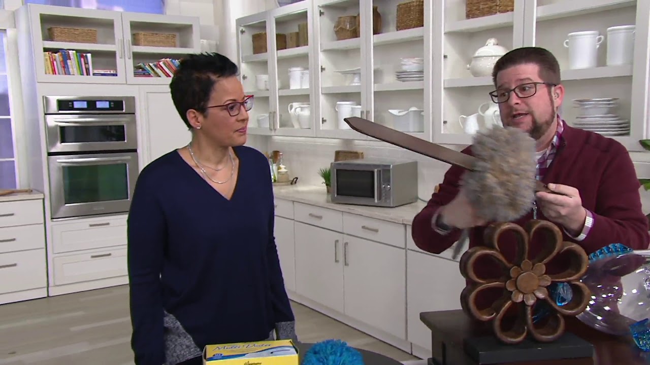 Campanelli 8-Piece Easy Reach Microfiber Duster Set on QVC - YouTube