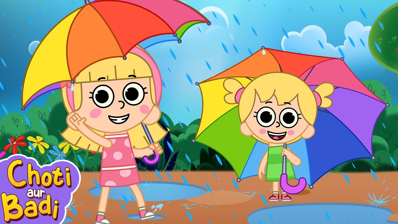 Baarish Aayi Baarish Aayi Cham Cham Cham | Nursery Rhymes For Kids ...