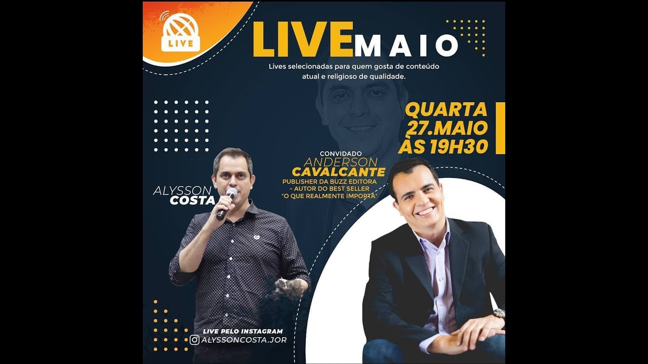 LIVE COM ANDERSON CAVALCANTE - BUZZ EDITORA - YouTube