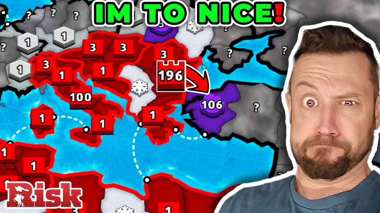 Split The Map In 2 Risk Global Domination - YouTube