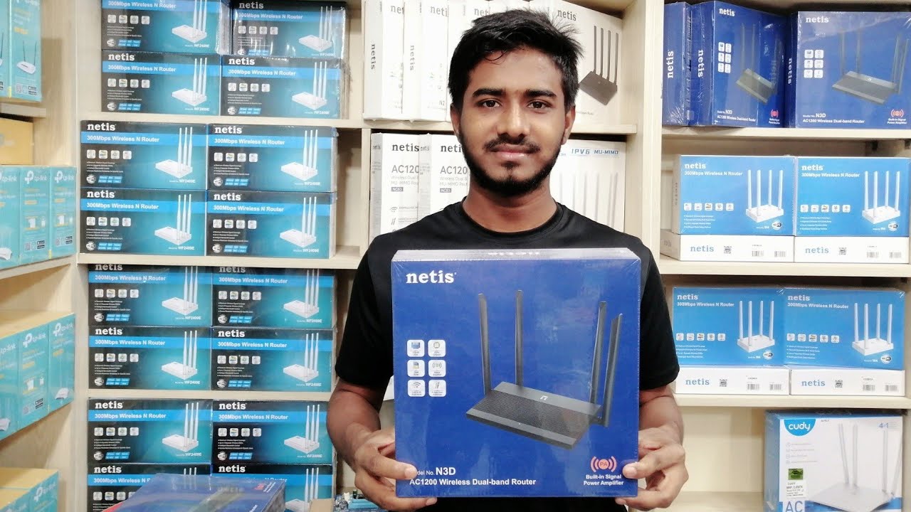 Netis N3D AC1200 Router Unboxing & Internet Connection Bangla Review ...
