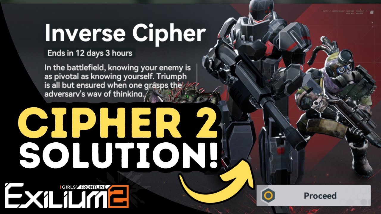 Inverse Cipher 2 Solution in under 2 Minutes! | Girls' Frontline 2 ...