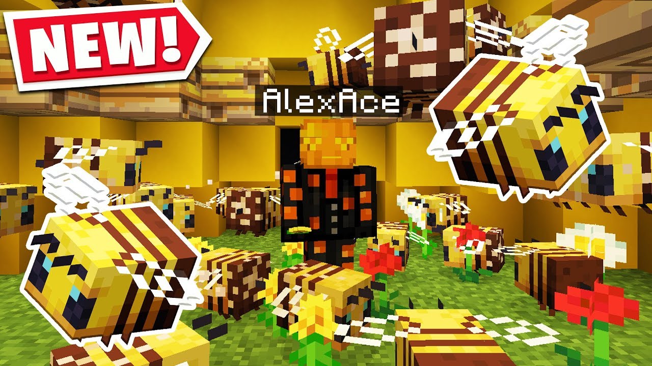 SO I MADE A GIANT BEE NEST In LAZARBEAMS MINECRAFT SERVER.. - YouTube