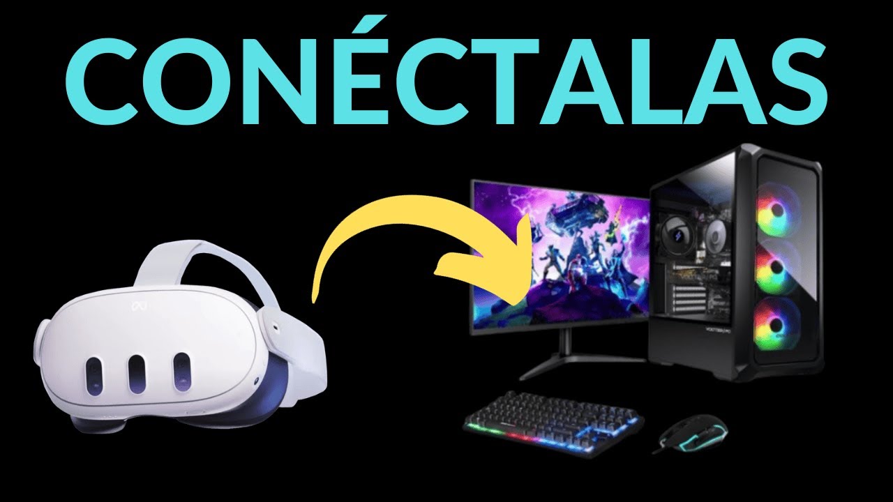 ️ Sin CABLE o con ÉL... JUEGA con tus QUEST 3 y 3S como Monitor de PC ...
