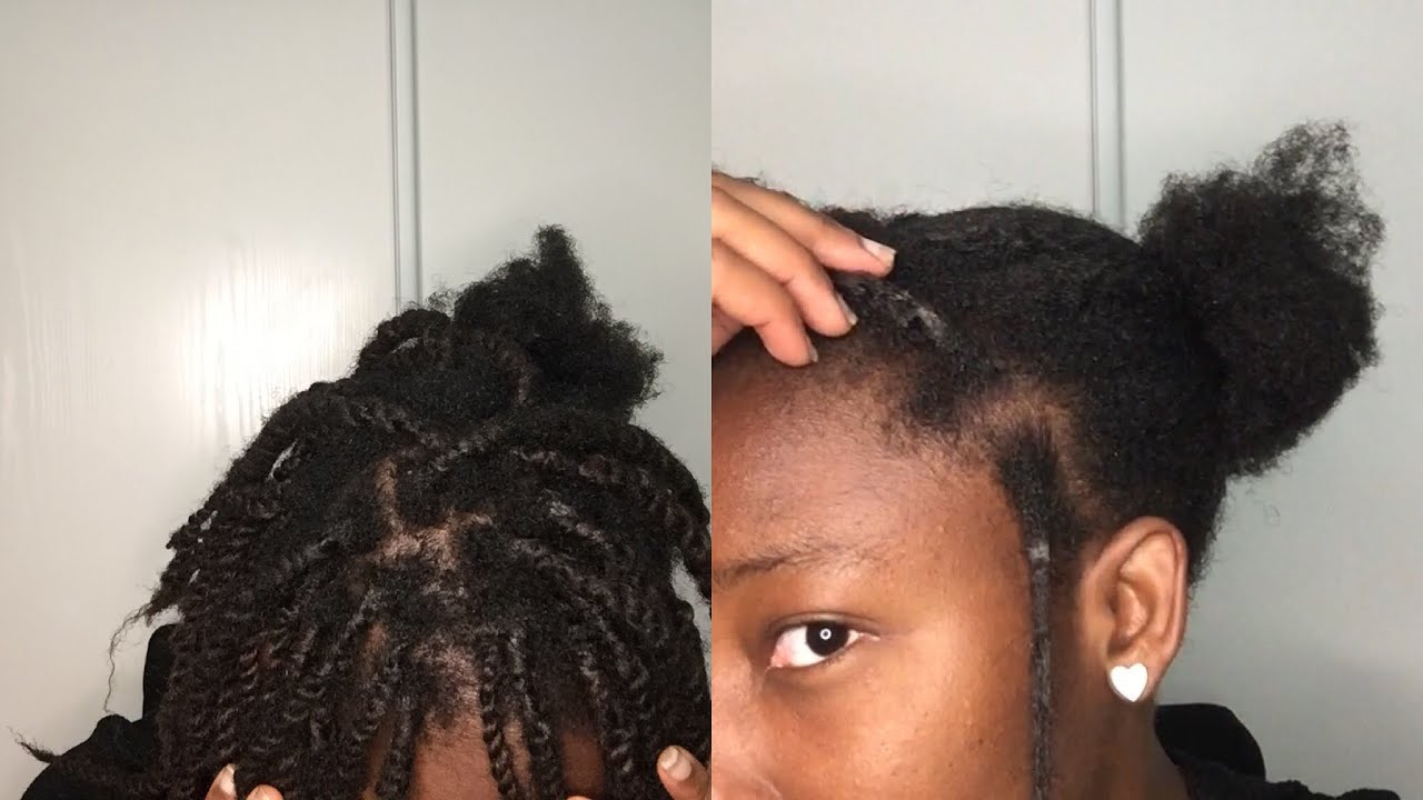 Taking out my 2 month old braid + buildup - YouTube