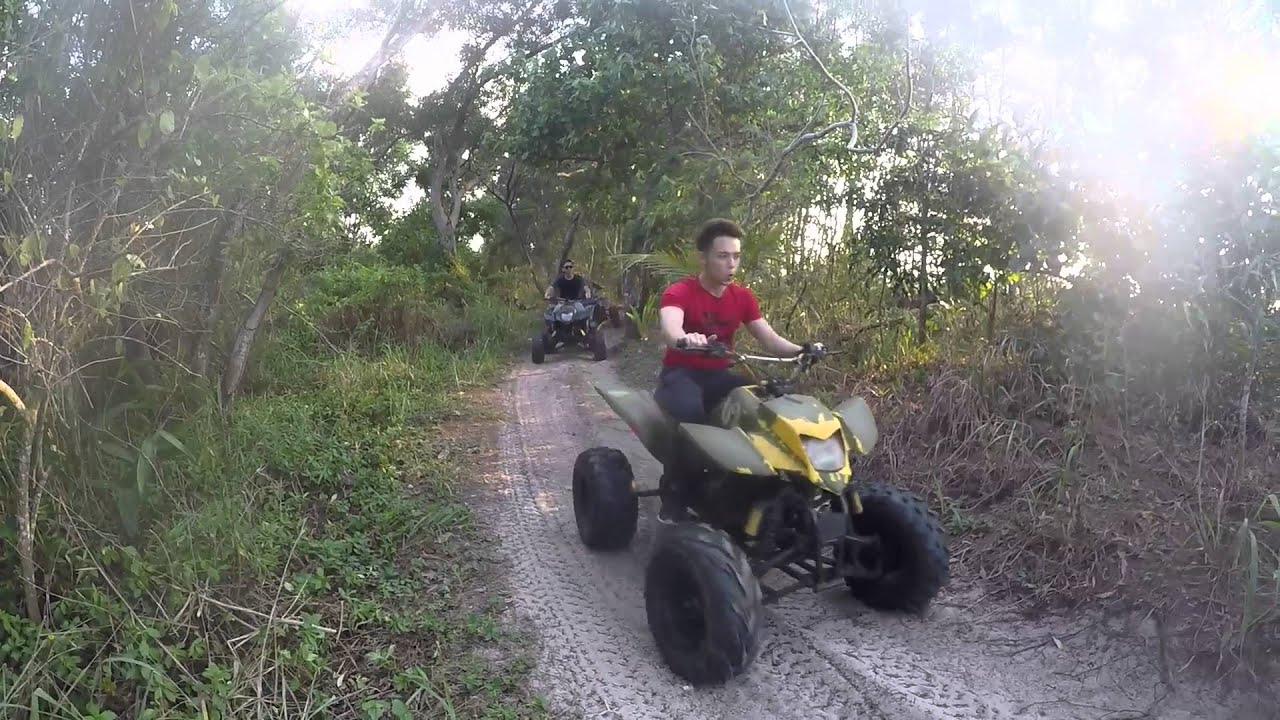 ATV ride in LUAK BAY MIRI 2016 - YouTube