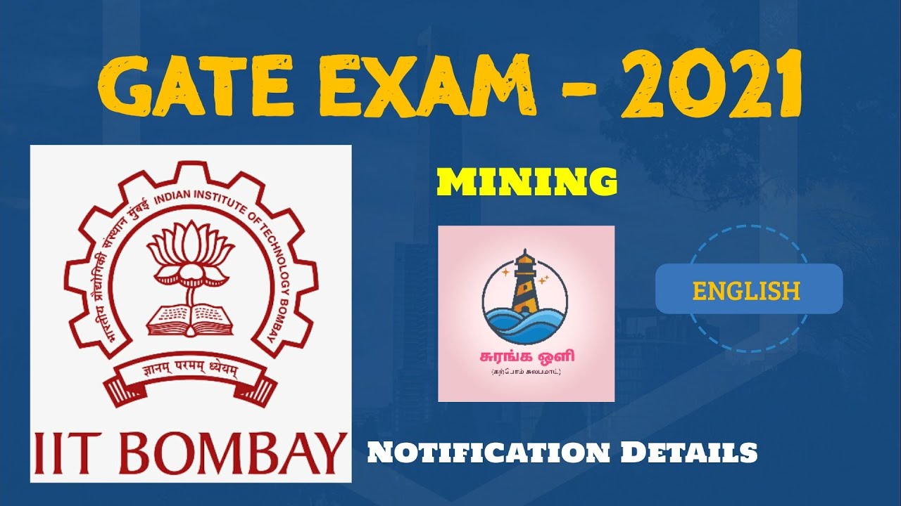 Gate Exam 2021 | Mining | Notification | English - YouTube