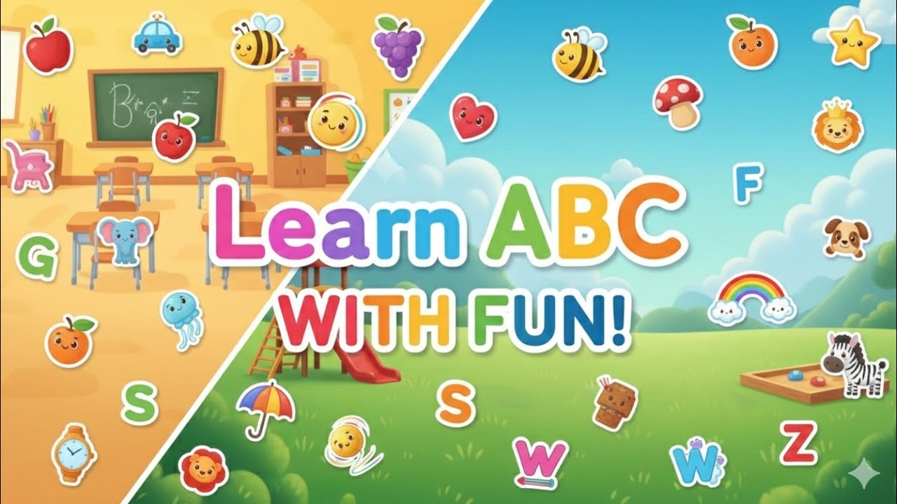 Learn ABC with Fun | A to Z Alphabet with Pictures | Kids Learning ...