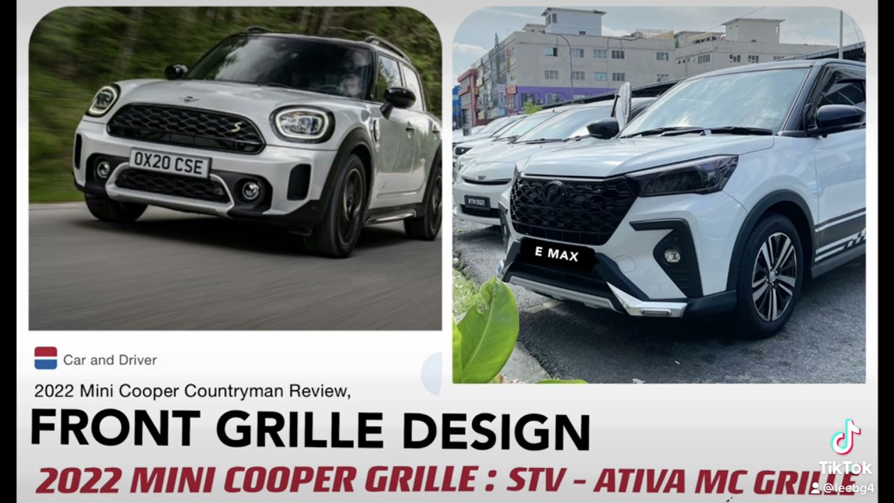CARA PASANG STV - ATIVA MC GRILLE ( MINI COOPER 2022 GRILLE )PERFECT ...