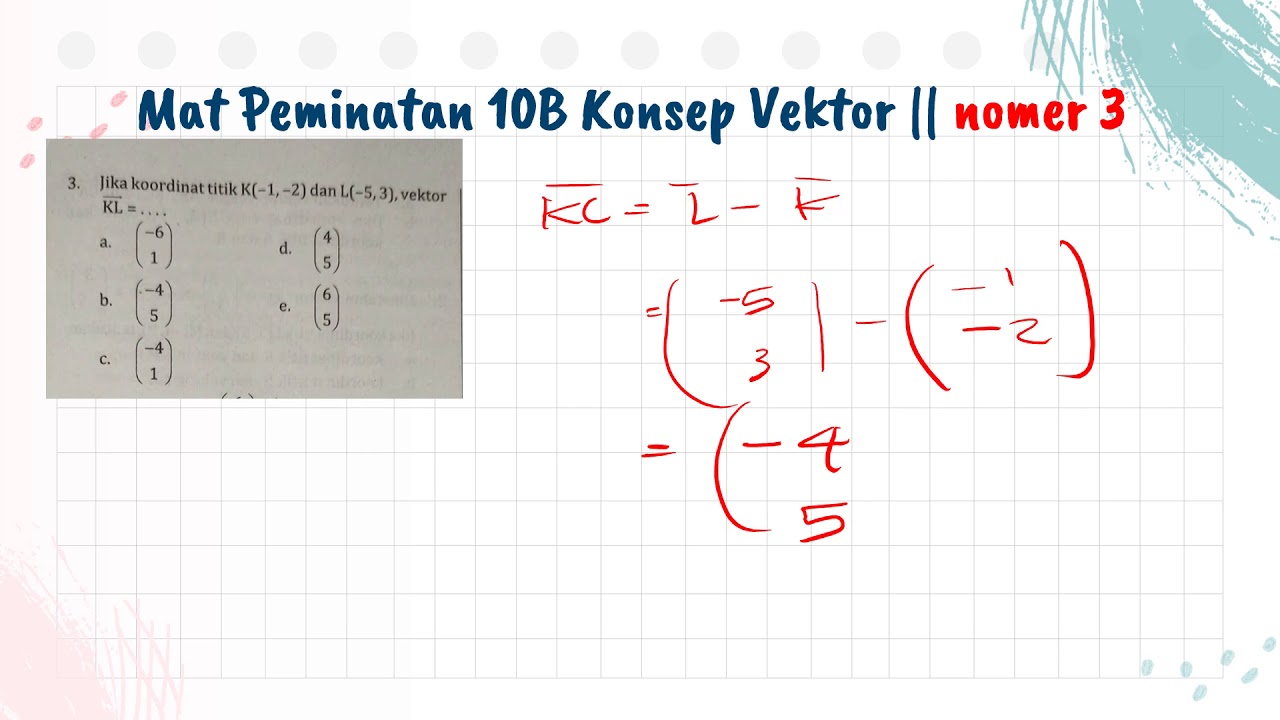 3A Konsep Vektor Matematika Peminatan 10B Pembahasan Pr Intan Pariwara ...