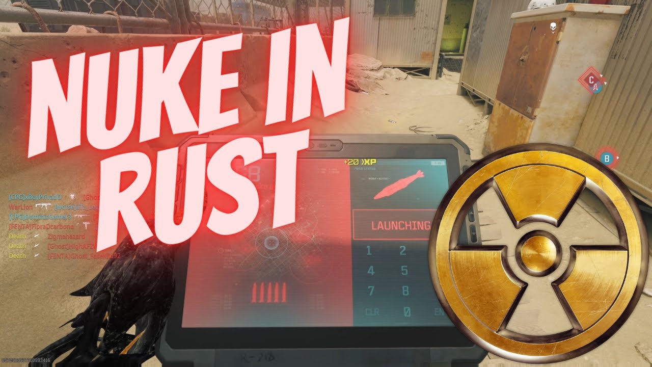 FIRST MATCH IN RUST 24/7 AND GETTING A NUKE!!! - YouTube