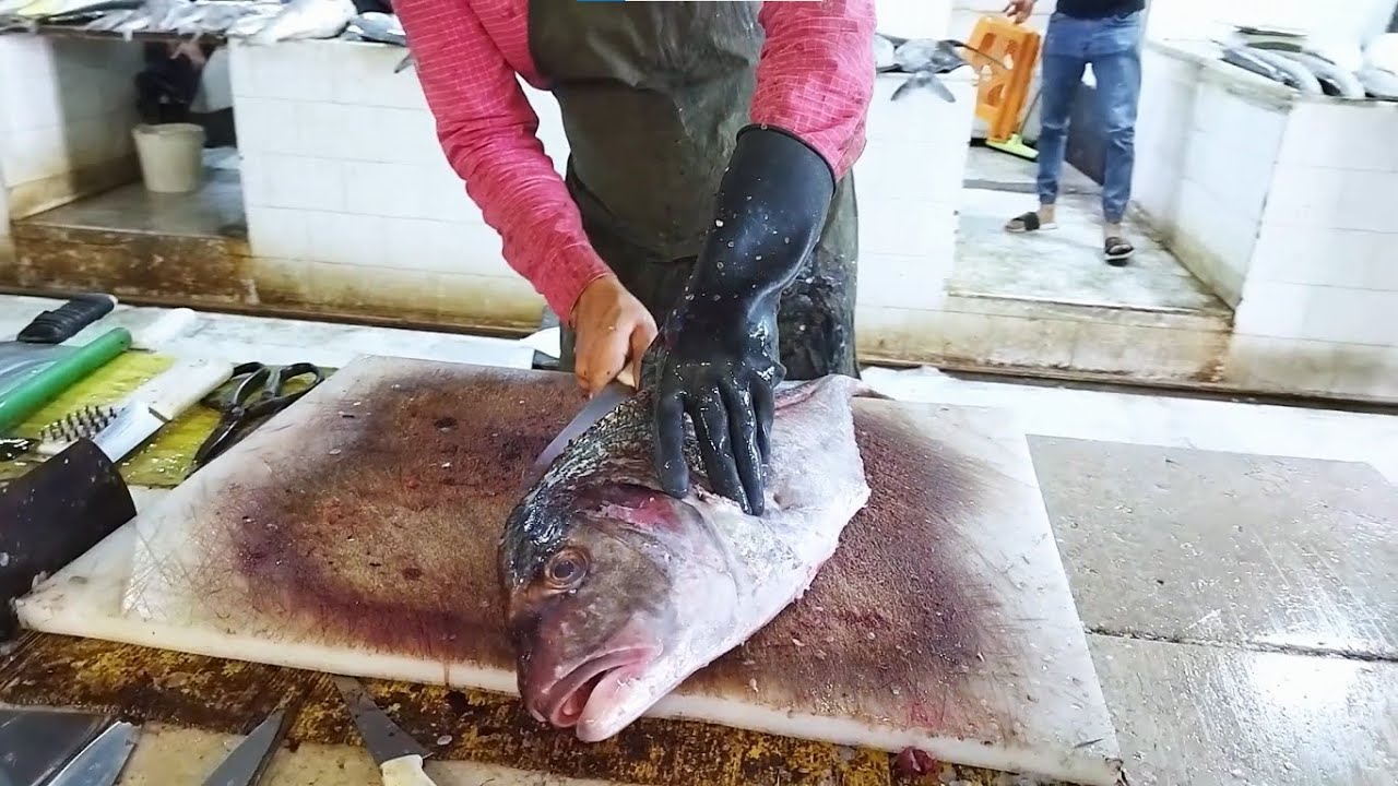 How to fillet a whole fish Delicious Iranian dishes with fish.... - YouTube